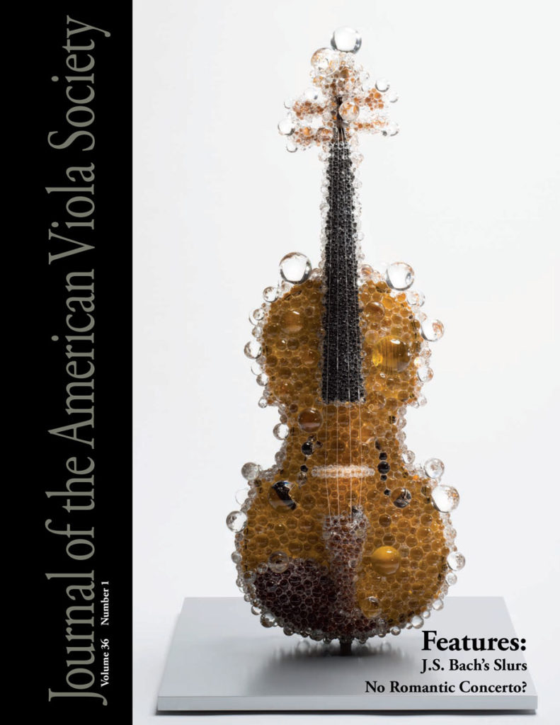 Journal - Welcome to the American Viola Society!
