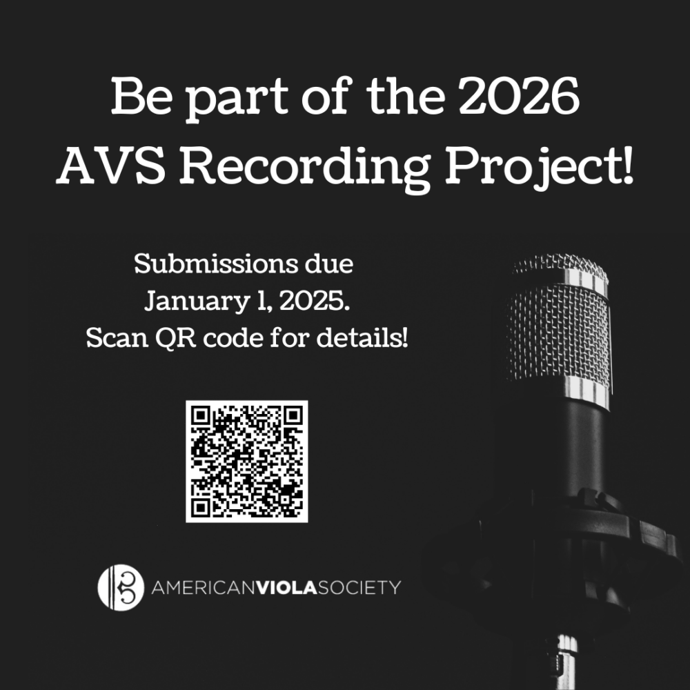 2026 AVS Recording Project: Submit by Jan 1 - Welcome to the American ...